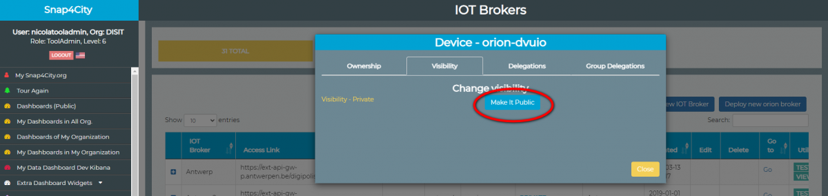 HOWTO: FIWARE Orion Brokers automatic deployment and update | Snap4City