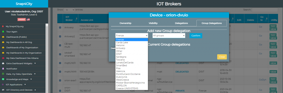 HOWTO: FIWARE Orion Brokers automatic deployment and update | Snap4City